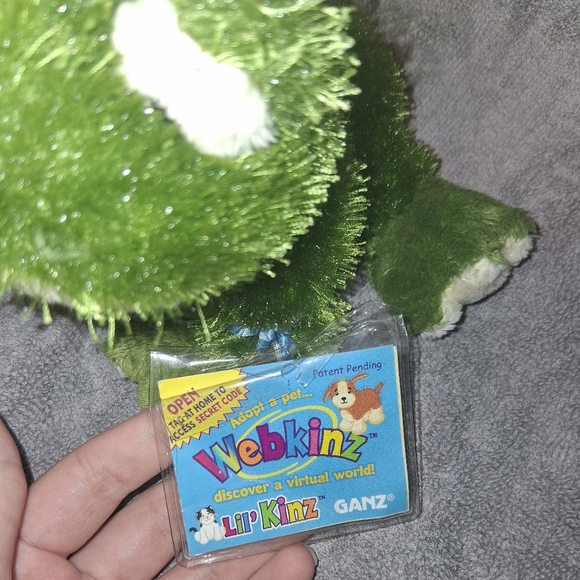 GANZ | Toys | Webkinz Lil Kins Frog Plush Toy With Code Still Attached ...